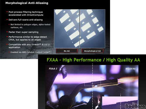 [테크닉]AMD와 엔비디아가 제공하는 후처리 AA, FXAA vs MLAA:: 보드나라