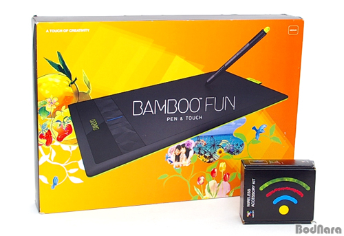 [리뷰]무선 지원 터치 인터페이스, Wacom Bamboo Pen&Touch CTH-670:: 보드나라