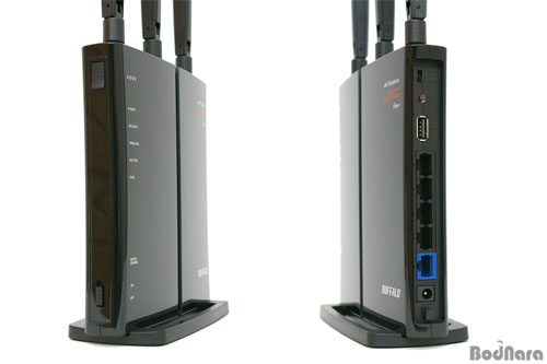 [리뷰]무선 속도 최대 7배 향상된 무선 공유기, 버팔로 WZR-HP-G450H:: 보드나라