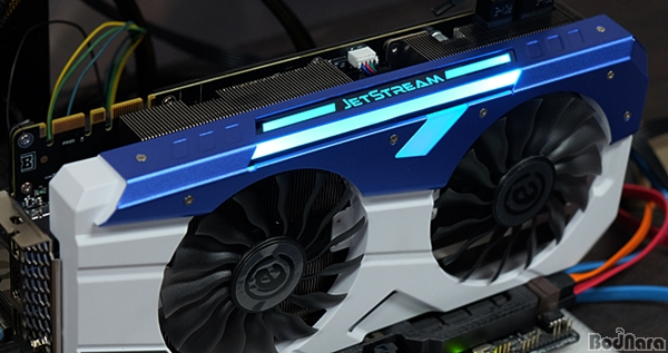 [리뷰]시원한 성능과 쿨링의 비레퍼런스 디자인, 이엠텍 XENON 지포스 GTX1080 Super JETSTREAM:: 보드나라