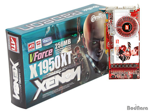 [리뷰]XT등장! 고가형 평정하나? Emtek X1950XT Xenon VForce 256MB VIVO:: 보드나라