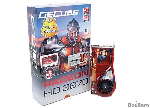 [리뷰]오버클럭에 성능 좋은 쿨러는 덤! GeCube Radeon HD 3870 X-Turbo III OC Edition ...