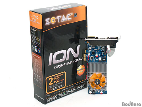 [리뷰]엔비디아 ION 들어간 그래픽카드, Zotac GT218-ION 512MB:: 보드나라