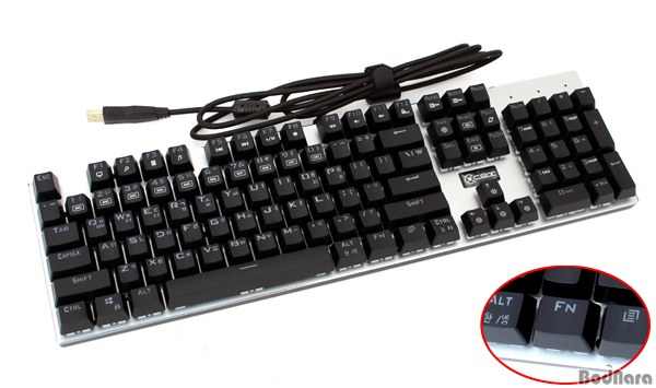 [프리뷰]취향대로 키 스위치 교체하는 키보드, COX CK400 교체축 레인보우 LED:: 보드나라