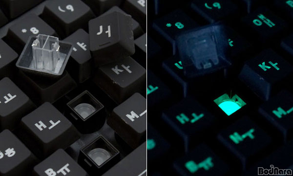 [프리뷰]3컬러 LED 백라이트 게이밍 키보드, 스카이디지탈 NKEY-L2:: 보드나라