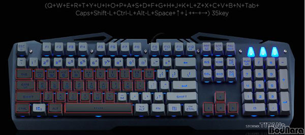[리뷰]취향에 맞춰 골라쓰는 5색 게이밍 키보드, 제닉스 STORMX TITAN se:: 보드나라