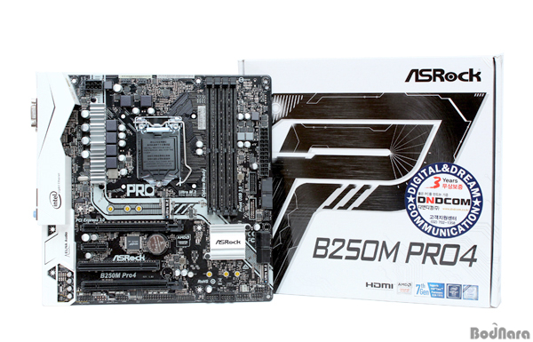[프리뷰]가격 부담 적은 카비레이크 메인보드, ASRock B250M Pro4 디앤디컴:: 보드나라