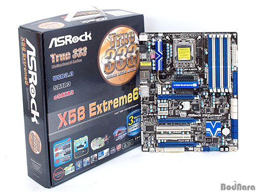 [리뷰]True333 + Triple 6 지원 에즈락 최상위 X58, ASRock X58 Extreme 6:: 보드나라