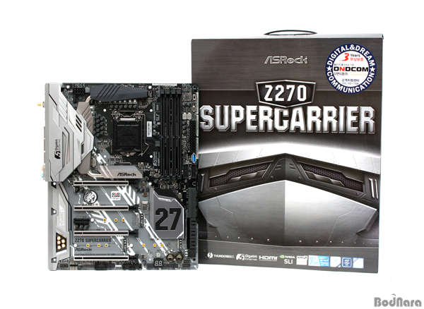 [프리뷰]하이엔드 구성에 RGB LED까지, ASRock Z270 SUPERCARRIER 디앤디컴:: 보드나라