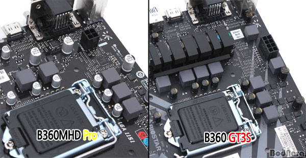 [프리뷰]바이오스타의 B360 메인보드 제안,B360MHD PRO/ 레이싱 B360 GT3S:: 보드나라