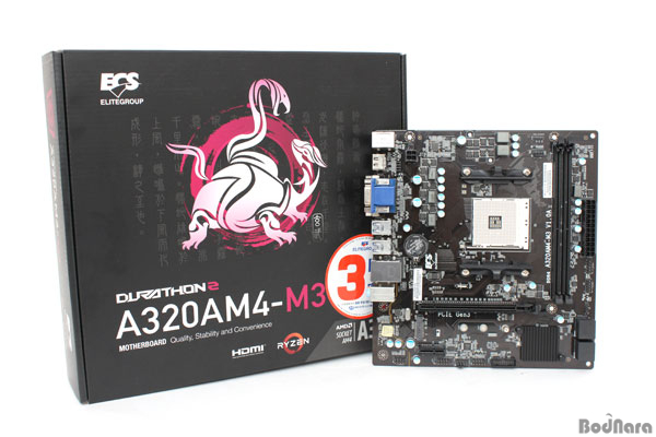 [프리뷰]가성비 라이젠 메인보드, ECS A320AM4-M3/M3D 제이씨현:: 보드나라