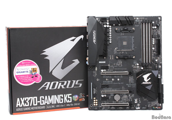 [프리뷰]라이젠을 위한 합리적 프리미엄 메인보드,기가바이트 AX370-Gaming K5 어로스 제이씨현:: 보드나라