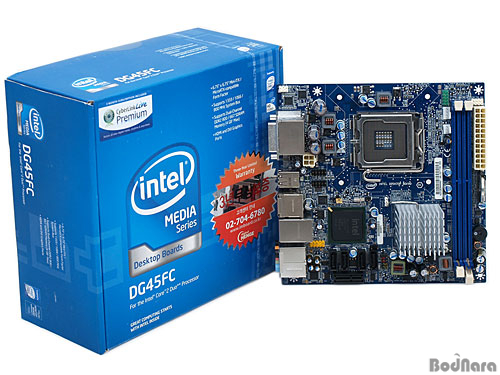[리뷰]G45 기반 초소형 Mini-ITX 메인보드. 인텔 DG45FC Media:: 보드나라
