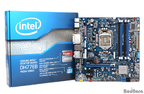 [프리뷰]Mini PCIe 슬롯을 통해 높은 활용도 제공, INTEL DH77EB:: 보드나라