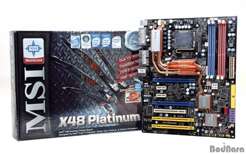 [프리뷰]미리 살펴보는 Intel X48 국내최초 샘플입수, MSI X48 Platinum:: 보드나라