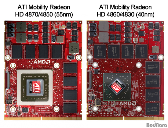 [테크닉]AMD, 40나노 공정 모빌리티 라데온 4860/4830 발표:: 보드나라