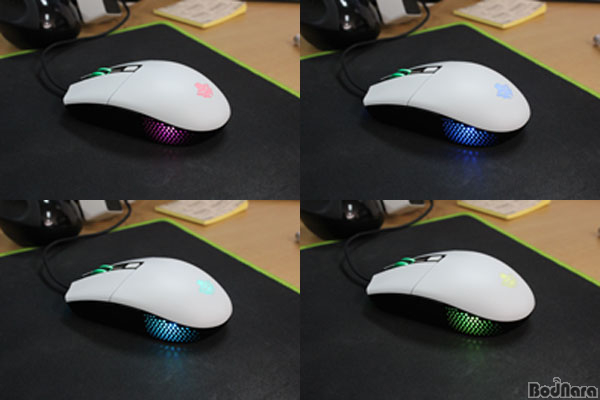 [프리뷰]RGB를 품은 게이밍 마우스, ABKO HACKER A660:: 보드나라