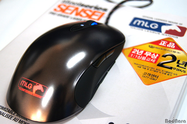 [리뷰]지는걸 못참겠다면? 마우스를 사람에 맞추는 스틸시리즈 SENSEI MLG 에디션:: 보드나라