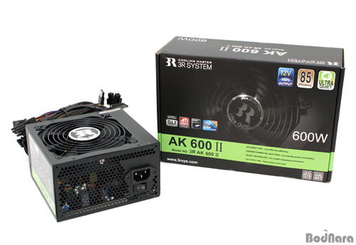 [프리뷰]합리적인 가격대로 80PLUS 브론즈급 효율을 구현한 3R SYSTEM AK 600 II:: 보드나라
