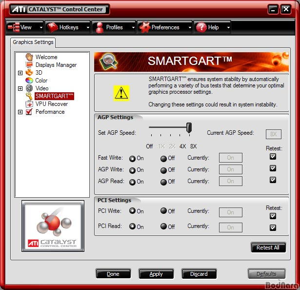ATI, 새롭게 디자인된 Catalyst Control Center 공개 !!:: 보드나라