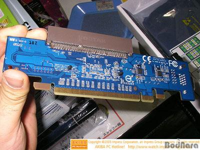 AGP -> PCI-E 변환 어댑터 일본 출시:: 보드나라