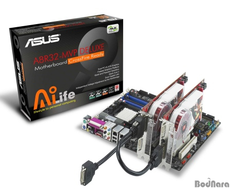 ASUS, Xpress 3200 장착의 A8R32-MVP 발표:: 보드나라