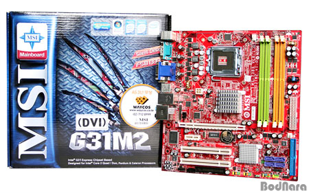 웨이코스, DVI를 지원 MSI G31M2-FD V1 출시:: 보드나라