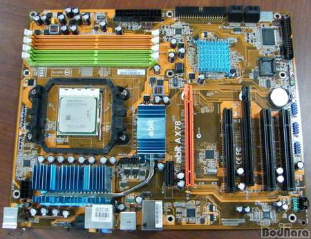 CrossFire를 지원하는 AMD 770 칩셋 ABIT AX78 메인보드:: 보드나라