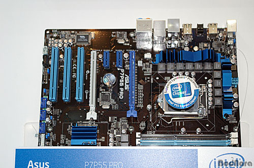 컴퓨텍스서 공개한 메이저3사 P55/P57 메인보드:: 보드나라