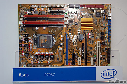 컴퓨텍스서 공개한 메이저3사 P55/P57 메인보드:: 보드나라