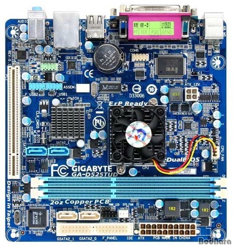 기가바이트 저전력 PC위한 듀얼 아톰 D525 보드 공개:: 보드나라