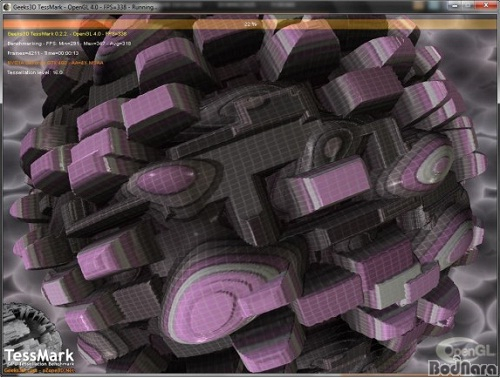 DX11과 OpenGL 4 지원 TessMark 공개:: 보드나라