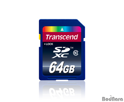 트랜센드 64GB 클래스10 SDXC 카드 선보여:: 보드나라