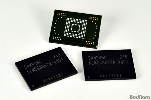 삼성전자, 더 빨라진 스마트기기 64GB eMMC 4.5 메모리 양산 시작:: 보드나라