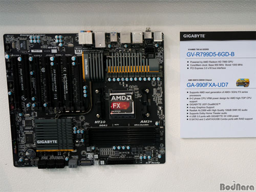 기가바이트 990FX 메인보드, 5GHz 센츄리온 AMD FX CPU 지원 정보 확인돼:: 보드나라