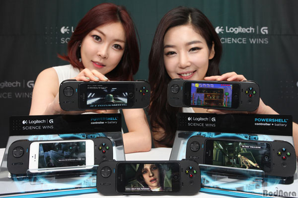 아이폰 5S를 휴대용 게임기로 변신 시키는 '로지텍 G550 파워쉘' 출시:: 보드나라