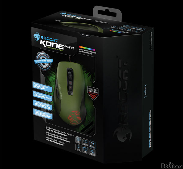 밀리터리 분위기의 게이밍 마우스, ROCCAT KONE PURE MILITARY:: 보드나라