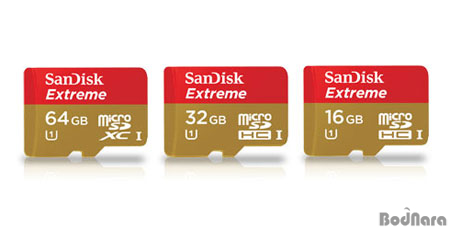 샌디스크, 최대 읽기 속도 80MB/s의 micro SDHC / SDXC 카드 출시:: 보드나라