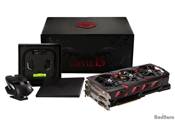 듀얼 GPU VGA, 파워컬러 라데온 R9 390 X2 Devil13 출시:: 보드나라