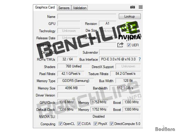 NVIDIA 지포스 GTX 1050, 새로운 GP107 GPU 탑재?:: 보드나라
