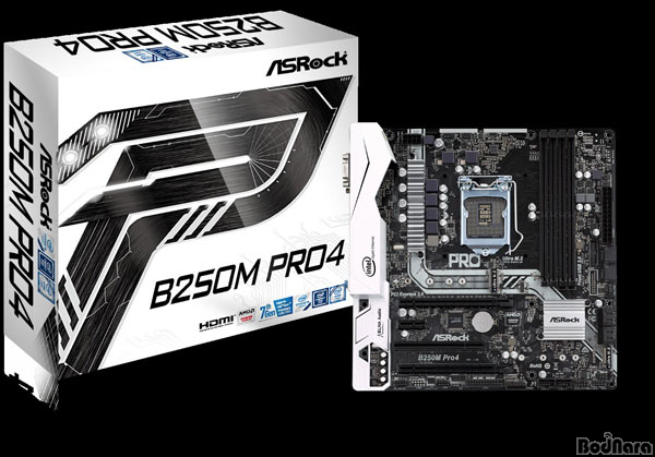 듀얼 울트라 M.2로 프로가 되다, ASRock B250M Pro4 디앤디컴 출시:: 보드나라
