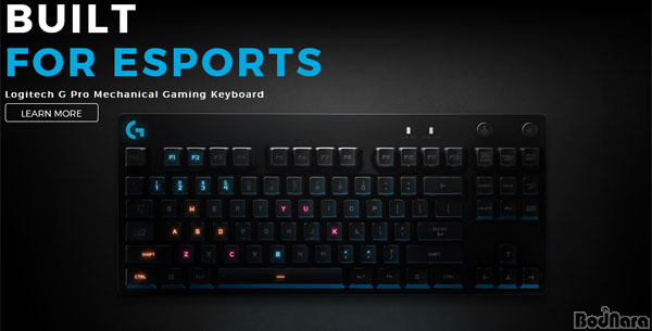 로지텍, e스포츠 위한 G Pro 기계식 게이밍 키보드 출시:: 보드나라