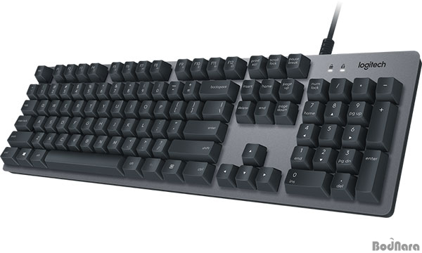 로지텍, 업무용 유선 기계식 키보드 K840 발표.. 가격은 80달러:: 보드나라