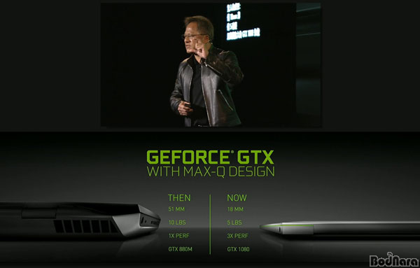 모바일 GPU의 효율 개선,엔비디아 지포스 GTX MAX-Q 발표:: 보드나라