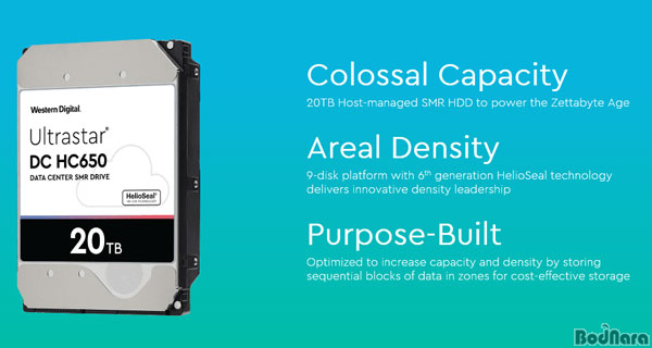 WD, 데이터센터 고객 위한 18TB 및 20TB Ultrastar DC HDD 샘플 출하:: 보드나라