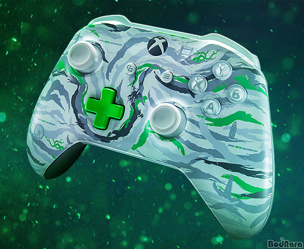 X019 런던 개최 기념 한정판, Xbox 무선 컨트롤러 아쿠아브러시:: 보드나라