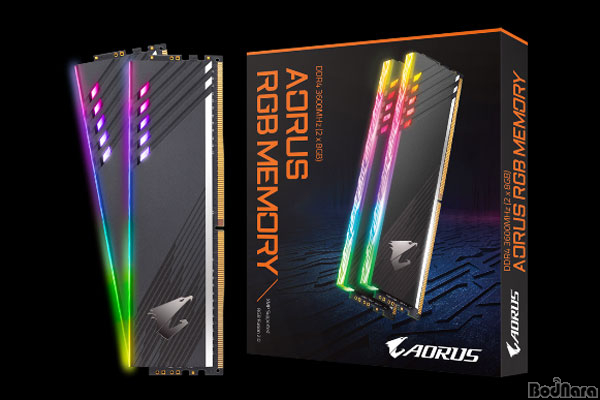 기가바이트, AORUS RGB 메모리 16GB 3600MHz 출시:: 보드나라