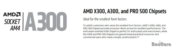 AMD SFF 플랫폼용 PRO 500 칩셋 확인, A300 칩셋 후속?:: 보드나라