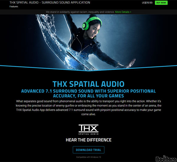 헤드폰 종류 관계없이 지원, Razer THX 공간 오디오 앱 출시:: 보드나라