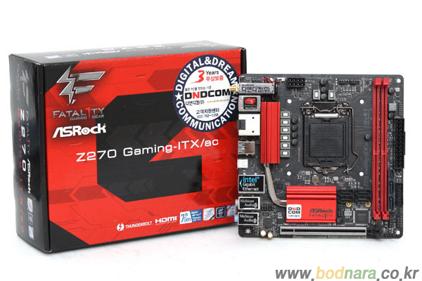 Z270 메인보드 기능을 Mini-ITX로 즐겨라, ASRock Z270 Gaming-ITX/ac 디앤디컴 : 다나와 DPG는 ...